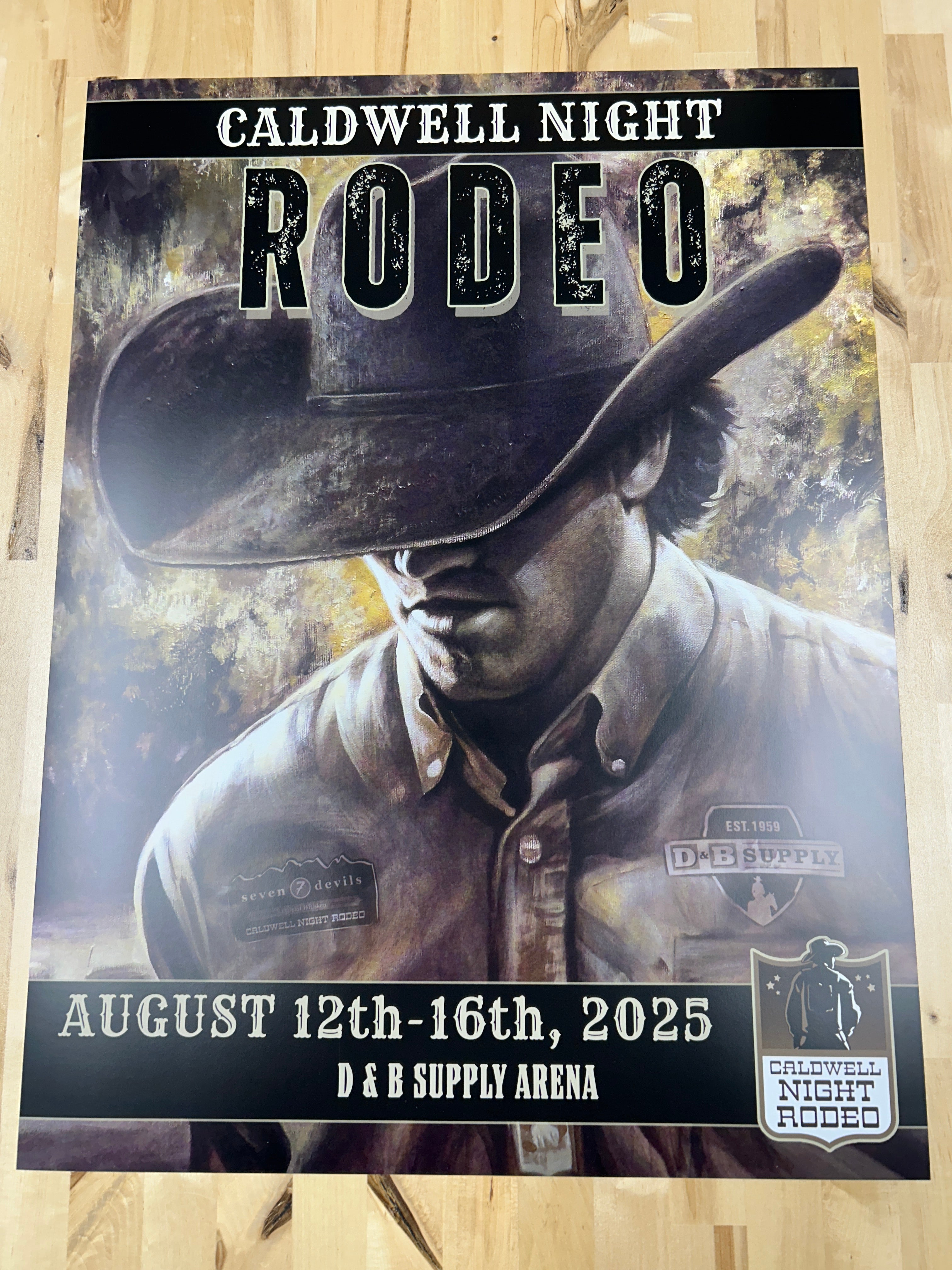 2025 CNR Poster | Caldwell Night Rodeo